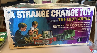MATTEL STRANGE CHANGE THE LOST WORLD TOY PLAY SET 1967 BOXED WORKS ...
