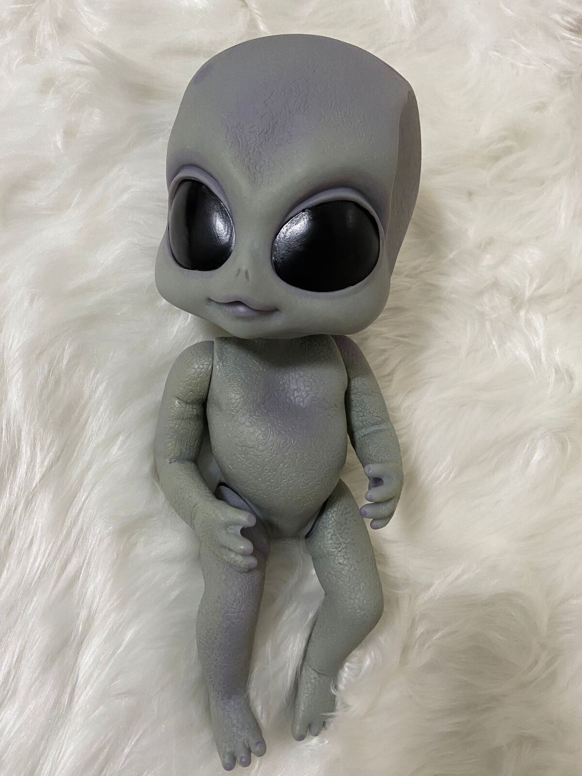 Realistic 14" Greyson Alien Baby Doll Vinyl Full Painting Newborn ...