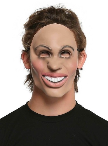 Adult Latex Halloween Mask Creepy Scary Girl Buck Teeth Cosplay ...
