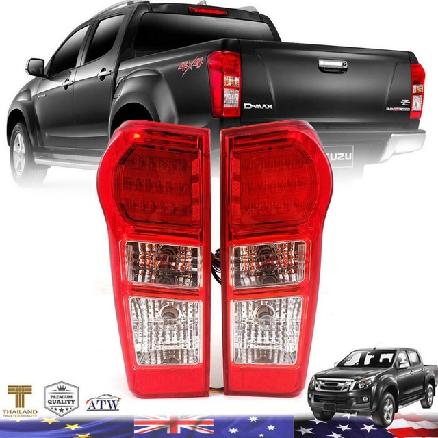 Fit Isuzu DMAX Ute D-max Pickup 11 12 13 14 15 4x4 Tail Lamp Lights LED ...