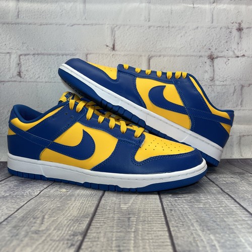 Nike Dunk Low Retro UCLA Yellow Blue Jay Shoes DD1391-402 Men’s Size 10 ...