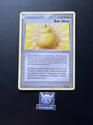 Carte Pokémon Baie Sitrus 91/115 Unco Forces Cachées Bloc EX Near Mint ...