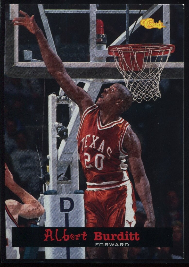 1994 Classic Games Basketball Albert Burditt #21 University Of Texas | eBay