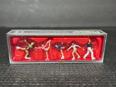 Preiser 10314 HO Scale Ice Figure Skaters Miniature People Train ...