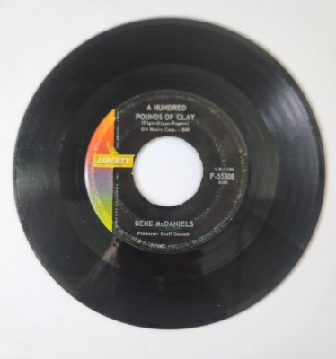 Gene McDaniels - A Hundred Pounds of Clay & Come On Take A Chance - 45 ...