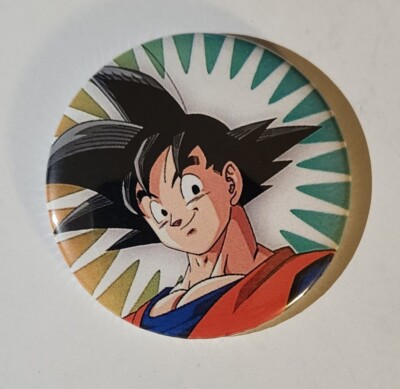 DragonBall Z Magnet/Mirror/Pin Back 2.25" Round Vintage Sign Goku Anime ...