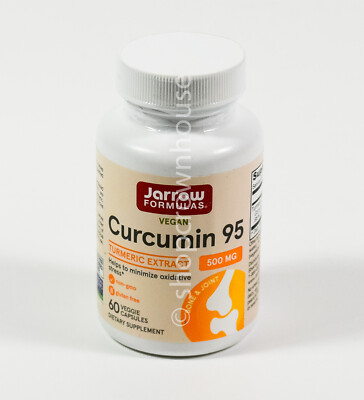 Jarrow Formulas 500mg CURCUMIN 95 Turmeric Extract 60 veggie caps 05/ ...