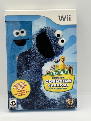 Wii - 123 Sesame Street Cookie's Counting Carnival Wii Remote Cover ...