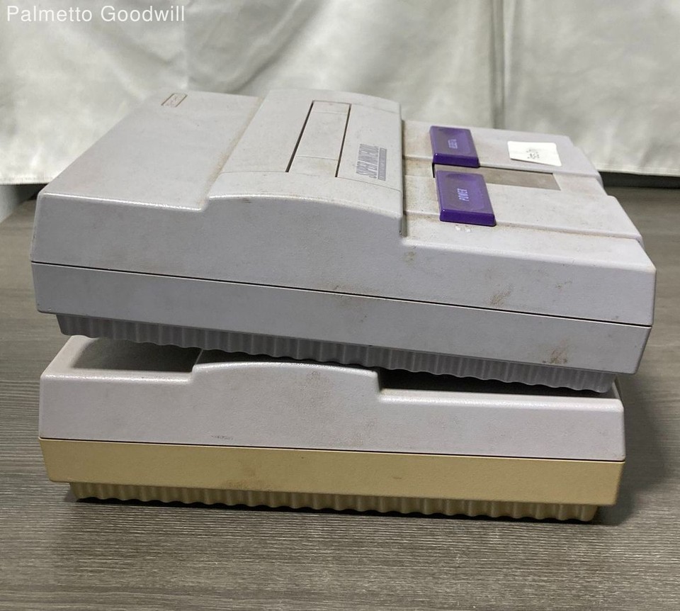 Lot of 2 Super Nintendo Entertainment Systems, Parts Only | eBay
