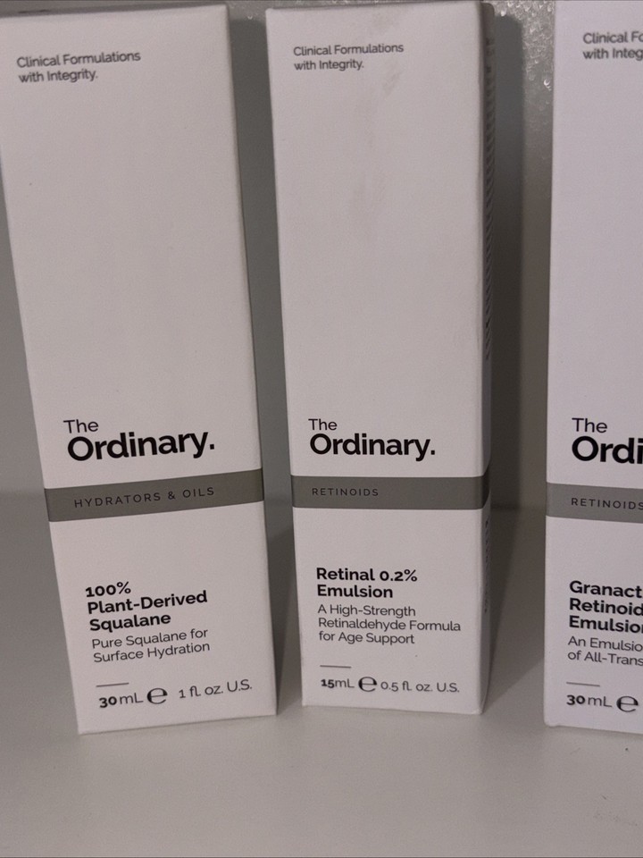 The Ordinary Bundle Of 5! Retinoids, Hydrators & Oils, Moisturizer ...