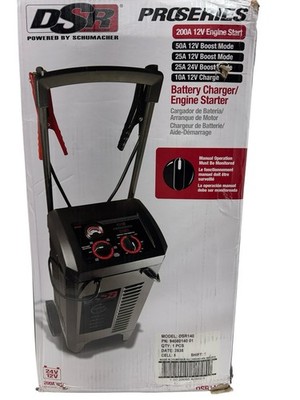 Schumacher DSR140 ProSeries 12V/24V Engine Starter /Battery Charger ...