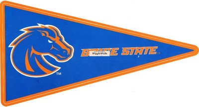10 Inch BSU Broncos Logo Pennant Flag Boise State University Removable ...