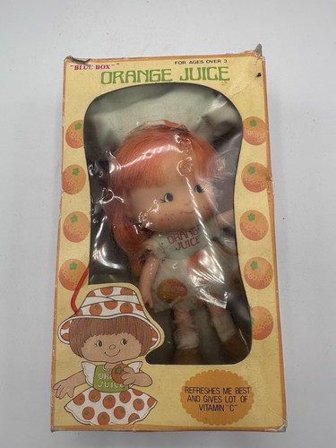 #1703 Vintage Blue Box Orange Juice Doll | eBay