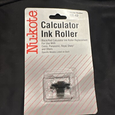 Nu-Kote Calculator Ink Roller Black/Red Replacement NR42-2 New | eBay