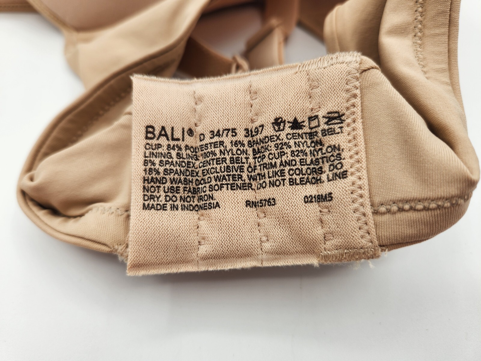 Bali One Smooth Ultra Light Lace With Lift Underwire Bra 3L97 for sale ...