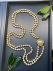 Joan Rivers Vintage Necklace Pearl Heart Estate Jewelry Pre-owned 30 ...