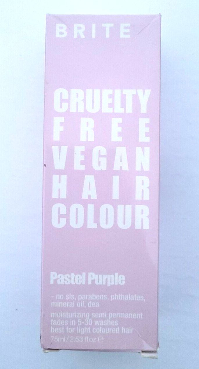 Brite Cruelty-free Vegan Hair Colour Pastel Purple NEW 2.53 FL oz Semi ...