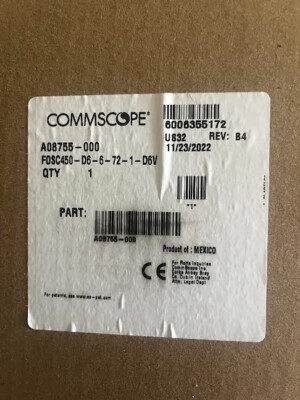 CommScope FOSC450-D6-6-72-1-D6V A0875500 FOSC 450 D 6 Fiber Splicing ...