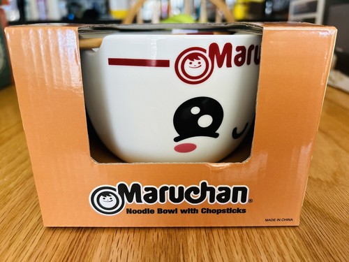 Maruchan Ramen Noodle Bowl Bundle, With Chopsticks Smiling Face NEW | eBay
