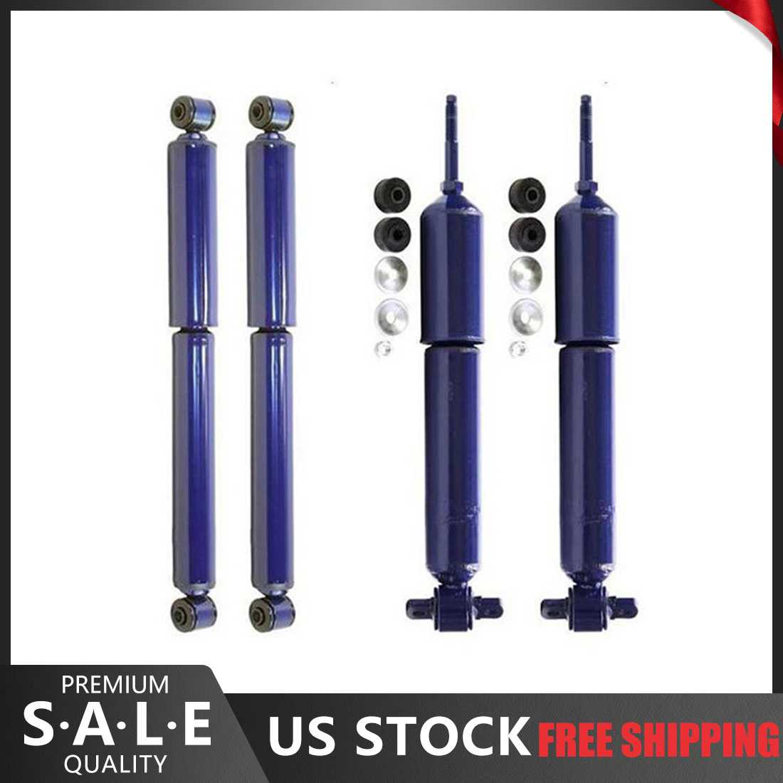 For Monroe Matic Plus Front & Rear Shocks & Struts ford Expedition 9702 ...
