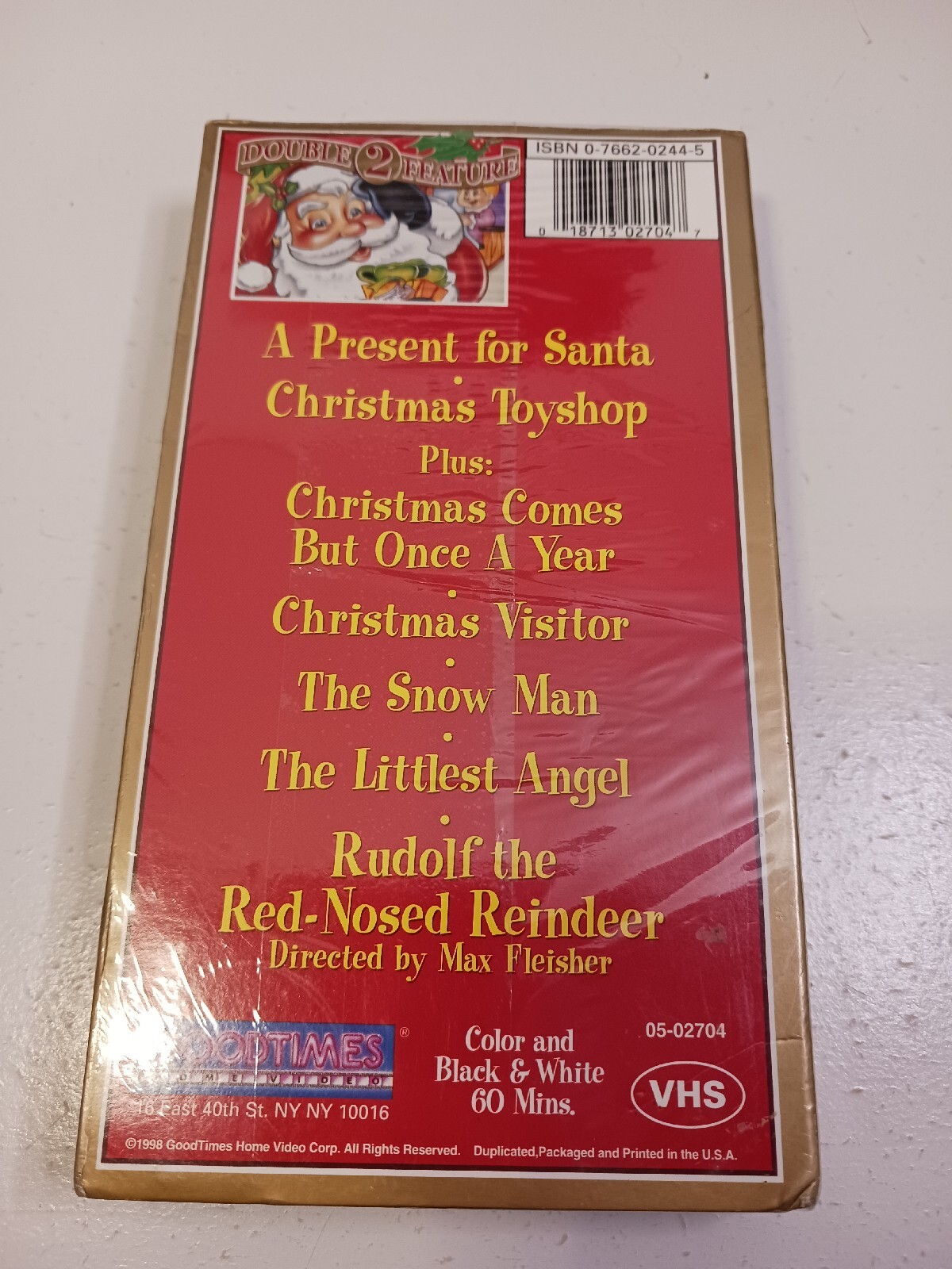 A Present For Santa And Christmas Toyshop Double Feature VHS Tape Brand ...