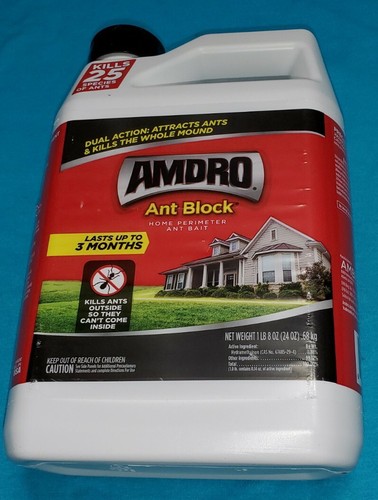 AMDRO ANT BLOCK Ant Killer Bait -24 oz - NEW SEALED ***FREE SHIPPING ...
