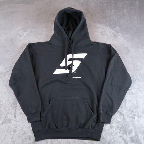 Snap On Tools Hoodie Mens Black Pullover Sweatshirt Graphic Logo Size L ...