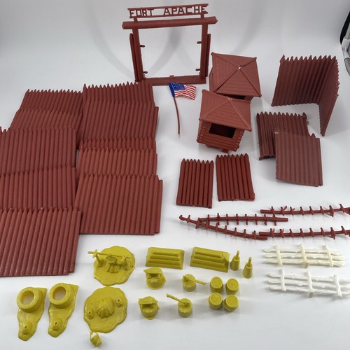 Fort Apache Western U.S. Calvary Supply Tower Top Fencing Ladder Flag ...