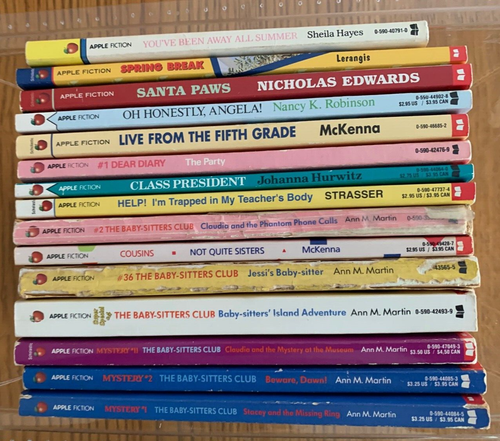 Vintage 1990's Lot of 15 Books Scholastic Apple | eBay