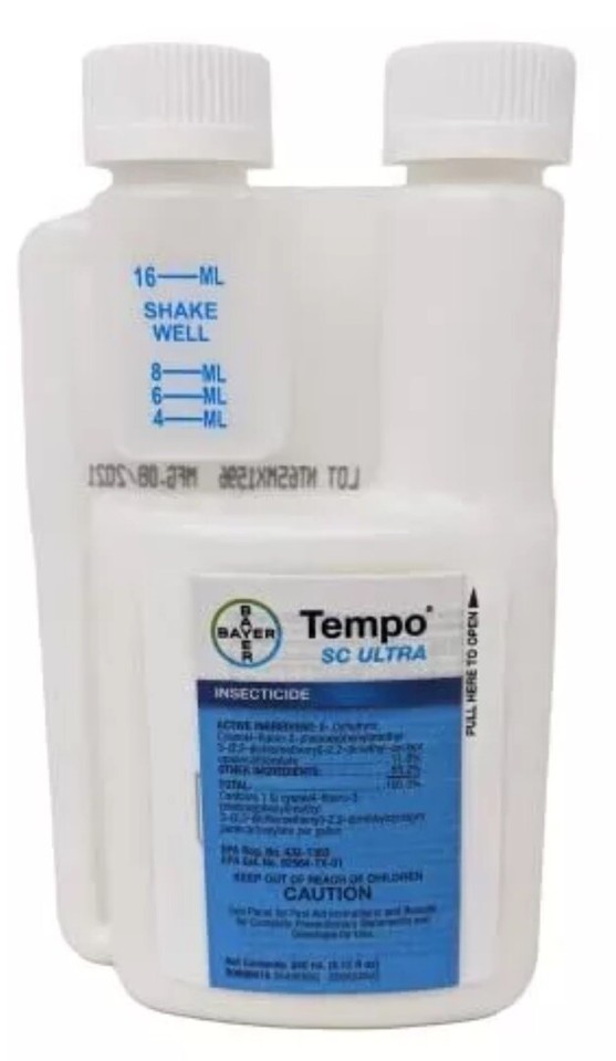 Tempo SC Ultra 8oz (240ml) Broad Spectrum Indoors Outdoors Ants Roaches ...