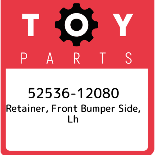 52536-12080 Toyota Retainer, front bumper side, lh 5253612080, New ...