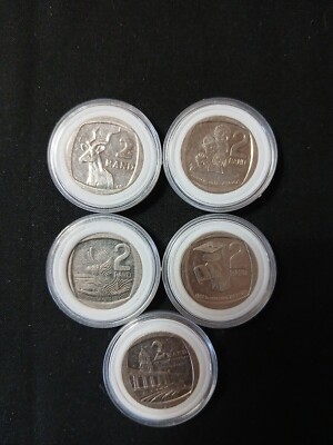 Set X 5 Different R2 Coins Of South Africa 🇿🇦 | eBay