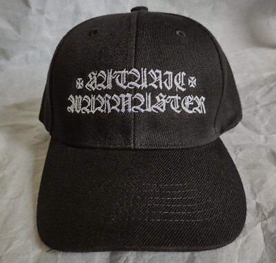 Satanic Warmaster black cap hook and loop closure hat black metal | eBay