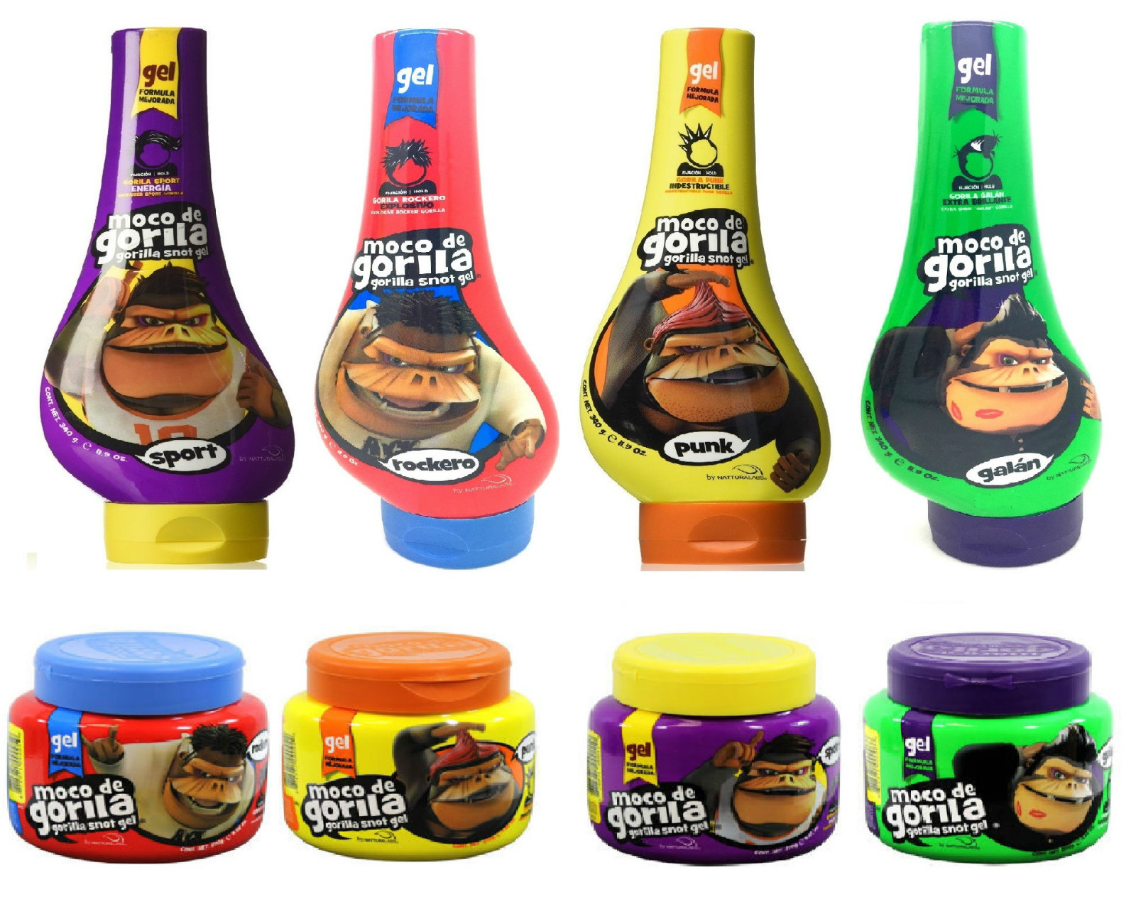 Moco De Gorila Snot Gel Hair Styling Gel Punk,Sport,Galan and Rockero ...