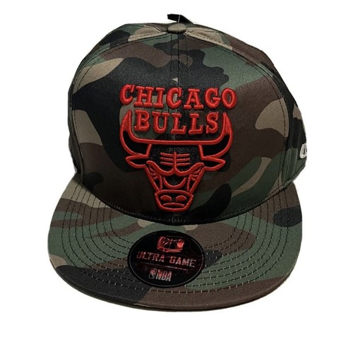 Ultra Game NBA Chicago Bulls Men’s Snapback Hat Camo Cap | eBay