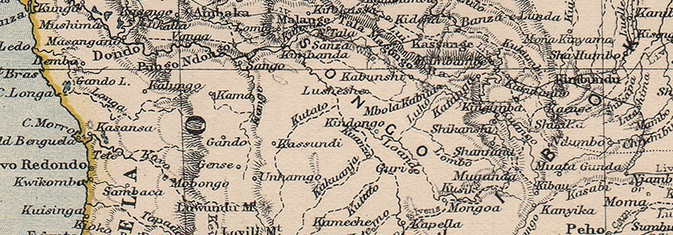 COLONIAL CENTRAL AFRICA. French Congo Free State Portuguese West Af ...