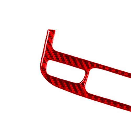 Red Carbon Fiber Warning Light Cover For 2005-22 Chevrolet Colorado/GMC ...