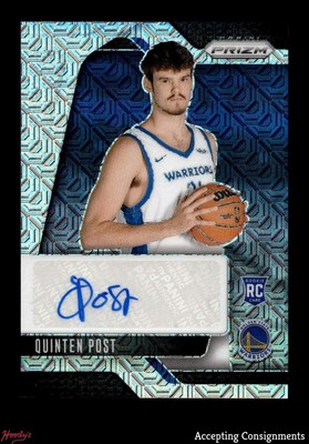 2024-25 Panini Prizm Signatures Prizms Mojo Quinten Post RC ROOKIE AUTO ...