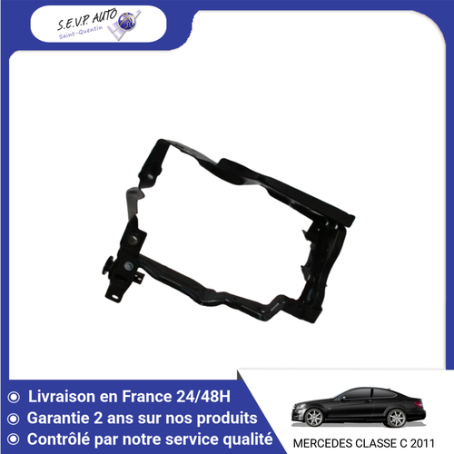 🇫🇷 TOLE PORTE PHARE GAUCHE MERCEDES CLASSE C COUPE SPORT 2004 ...