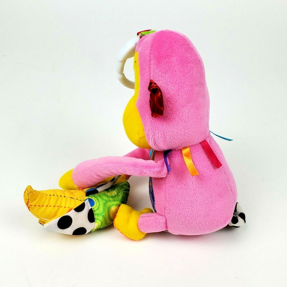Lamaze Plush Missy The Monkey Baby Infant Toy Hanging Activity Rattle ...