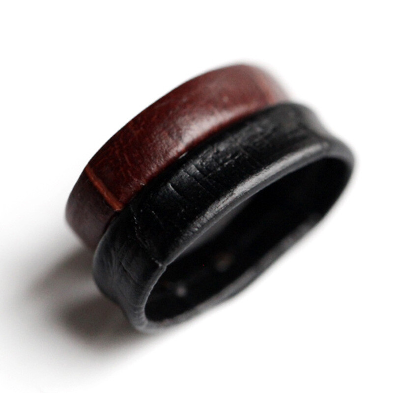 Premium Leather Watch Strap Retaining Ring Loop Hoop Keeper Black Brown ...