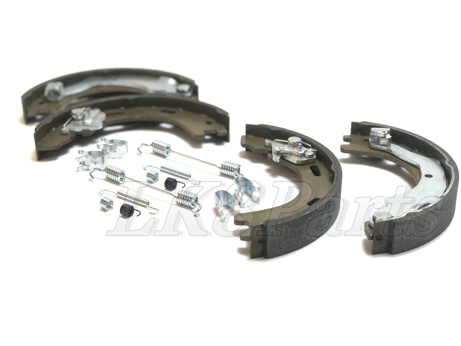 Land Rover Discovery 3 and 4 New Rear Handbrake Shoe Set Lining Kit ...