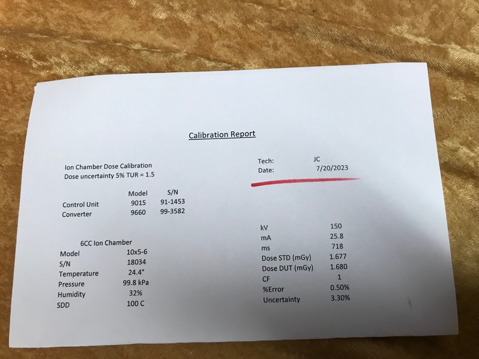 Radcal 9015 Xray Dose test meter Unfors Raysafe Keithley MDH RTI ...