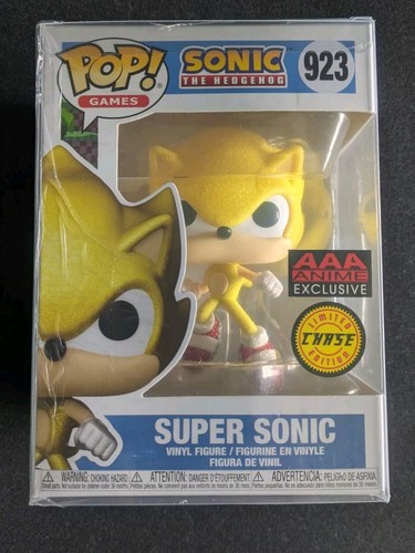 Funko Pop! Vinyl: Sonic the Hedgehog - Super Sonic #923 (Chase) - AAA ...