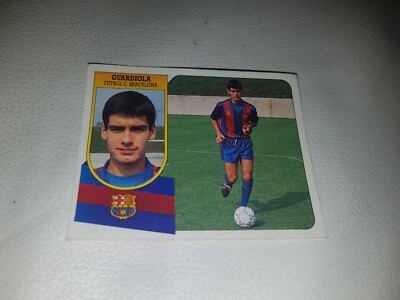 1991 PEP GUARDIOLA Rookie La Liga Barcelona RC panini este | eBay