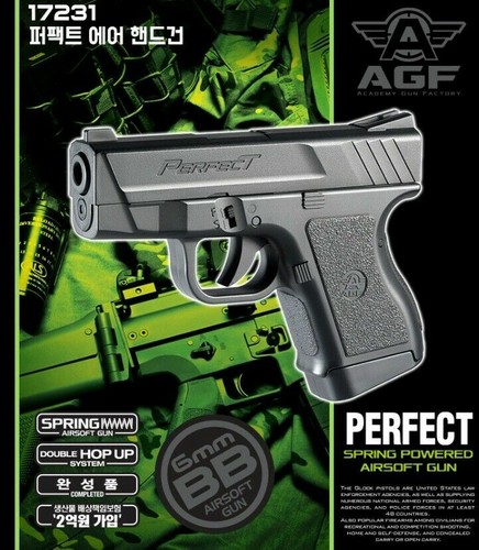 Academy Air Hand Gun Pistol Airsoft BB Replica Full Size Toy 17231 for ...