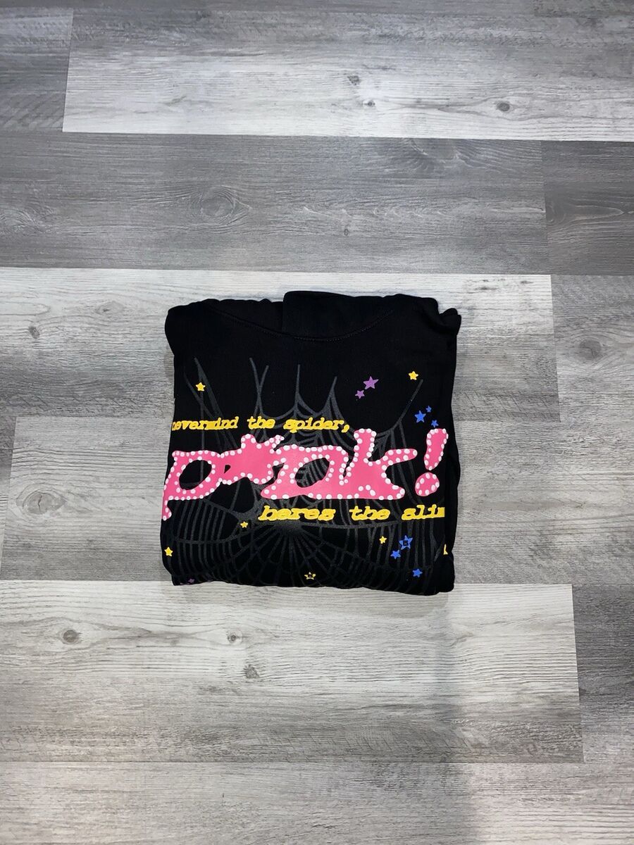 Sp5der Pink Hoodie 'Black' | eBay Sp5der Pink Hoodie 'Black' | eBay