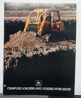 1985 John Deere Crawler Loader Dozer 100HP+ Specs Construction Sales ...