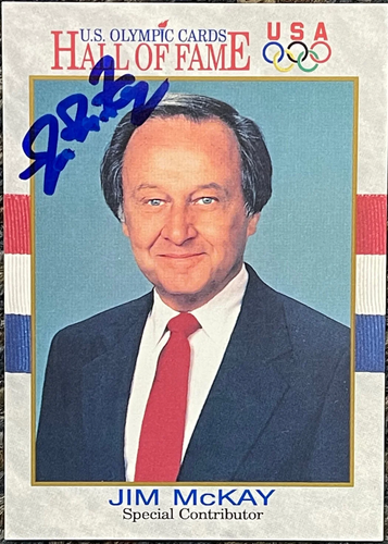 Jim McKay Autographed 1991 USA Olympics Card #77 | eBay