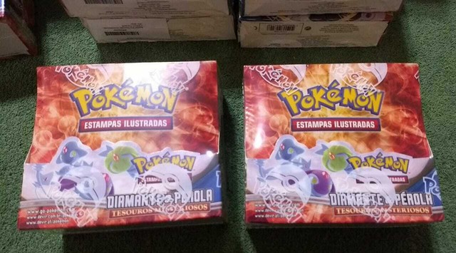 Pokemon Diamond & Pearl Mysterious Treasures 2x 60 Booster Box Brazil ...